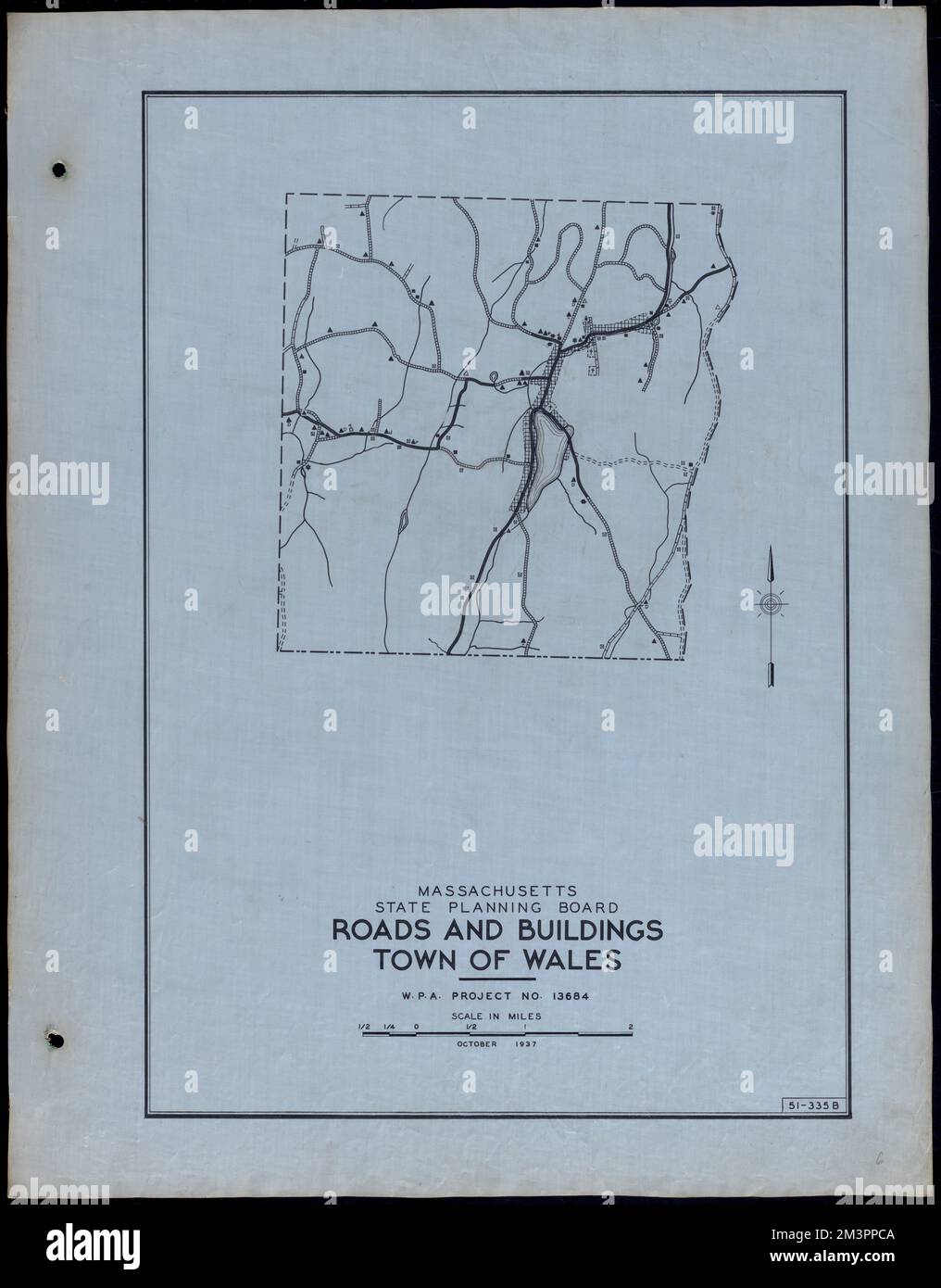 Roads and Buildings Town of Wales , Roads, Cities and towns, Land use ...