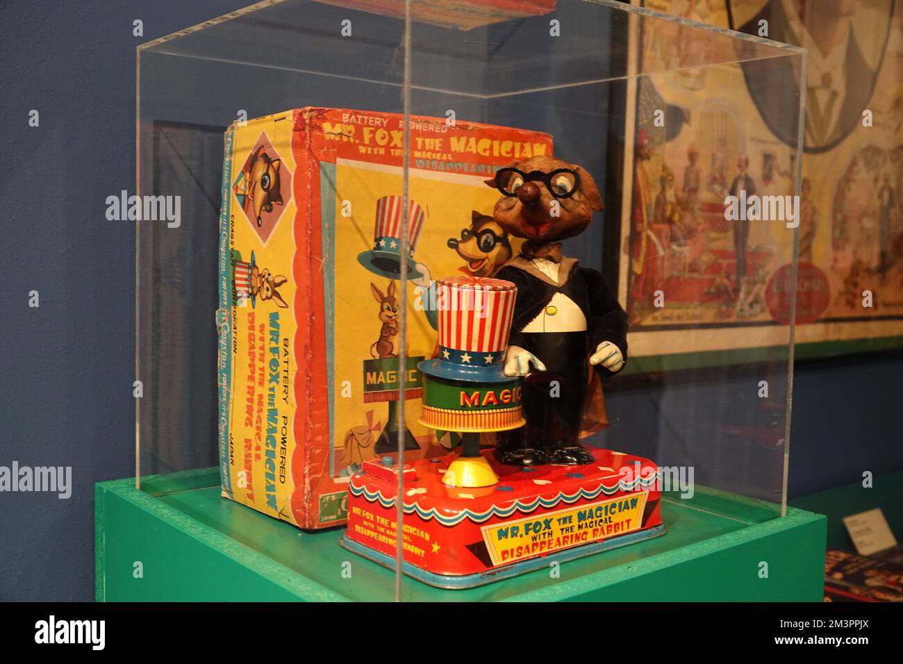 Hamburg, Germany. 16th Dec, 2022. A toy figure stands in a glass case ...