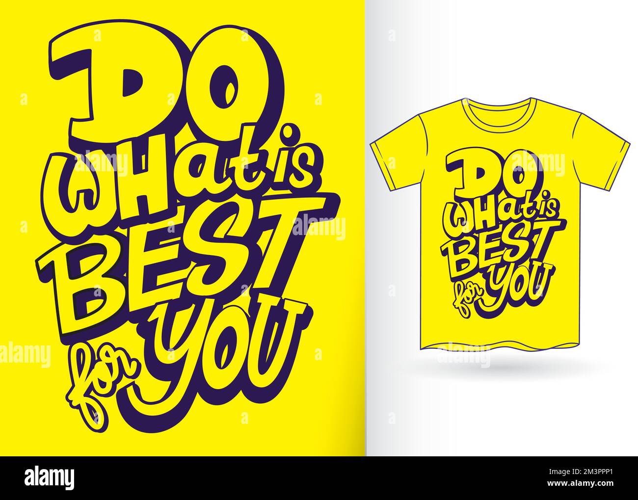 Hand lettering design for t shirt with template Stock Vector Image ...