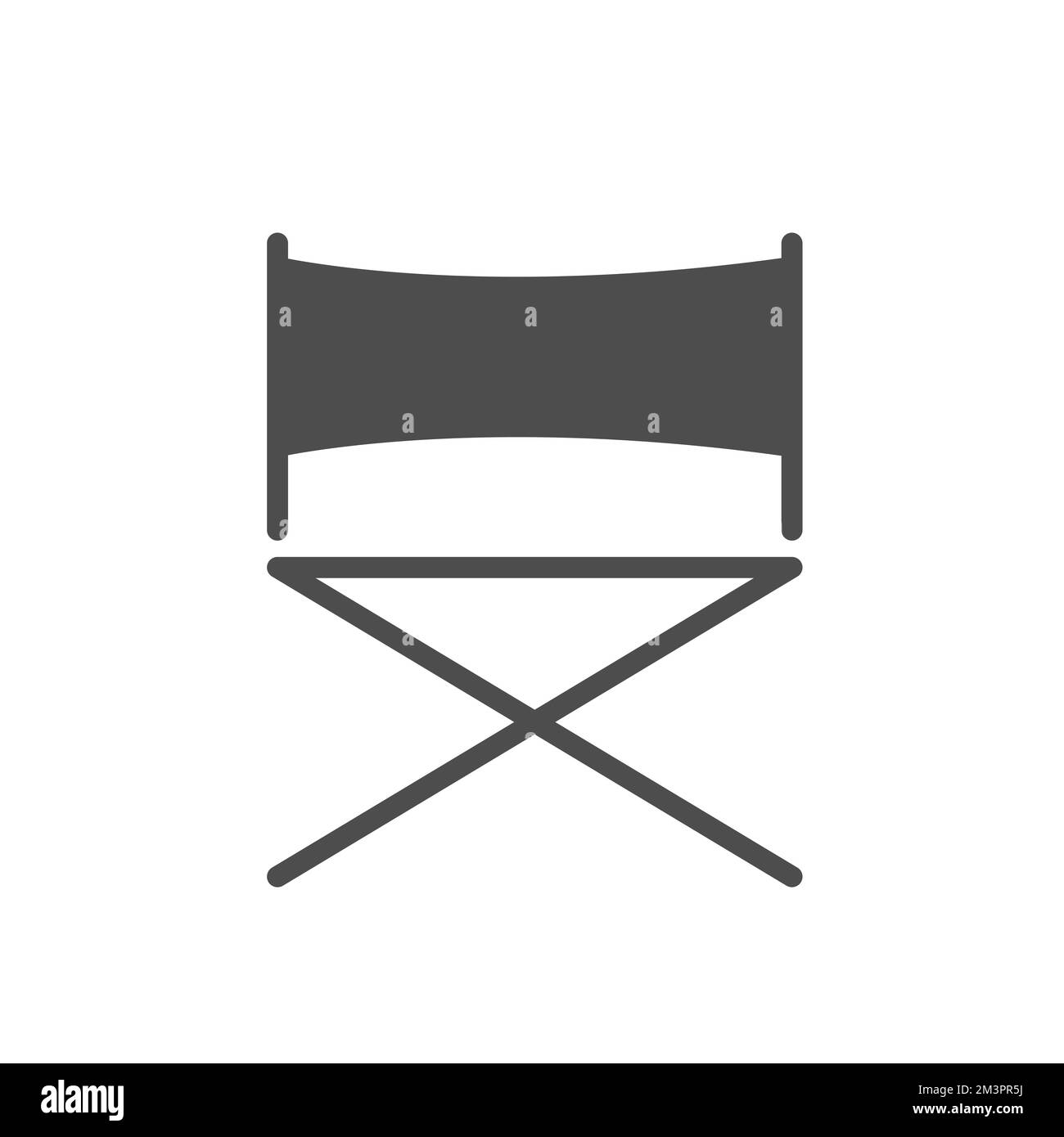director chair silhouette vector icon isolated Stock Vector Image & Art ...