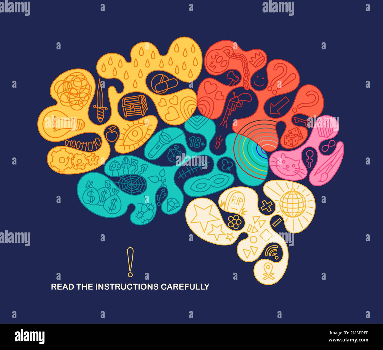 Groovy science Stock Vector Images - Alamy