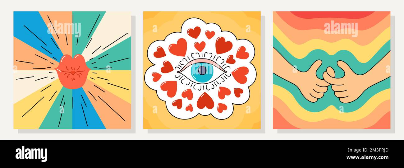 60s graphics Stock Vector Images - Alamy