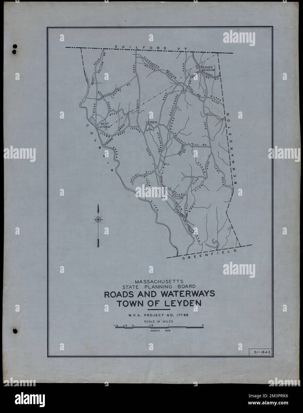 Roads and Waterways Town of Leyden , Roads, Cities and towns, Land use ...