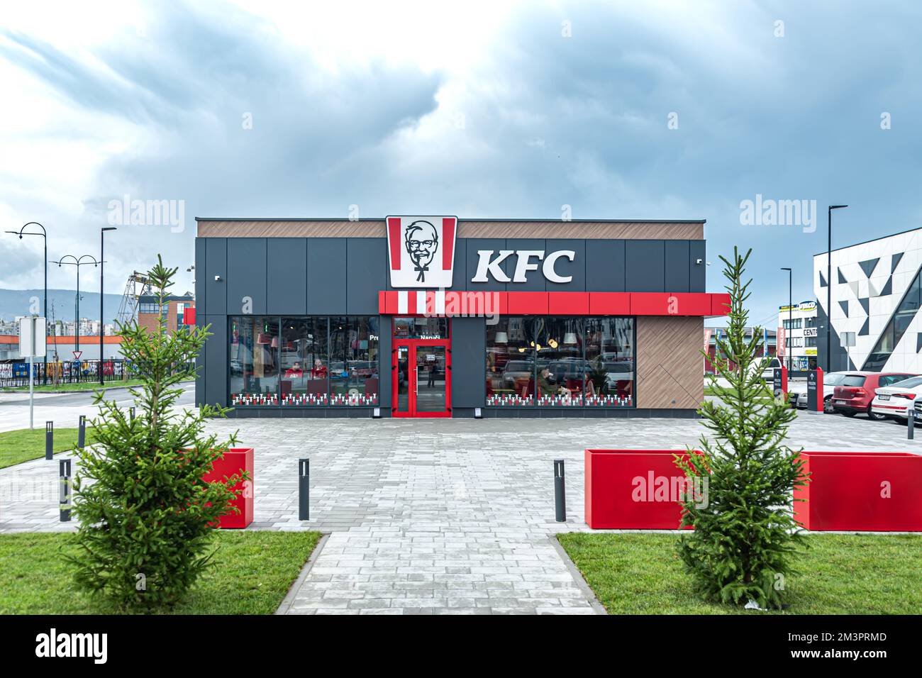 The first KFC drive thru restaurant in Bosnia and Herzegovina was ...