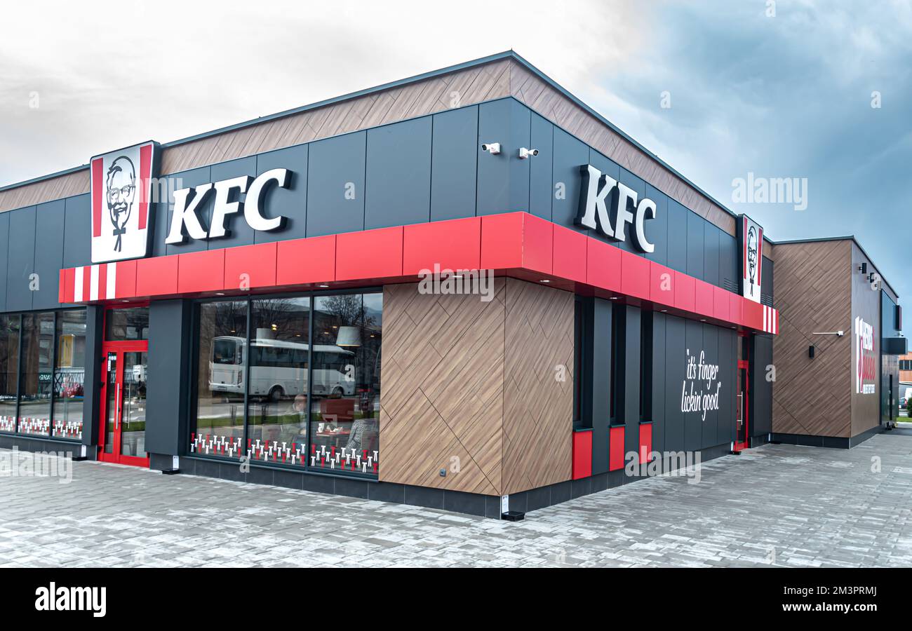 The first KFC drive thru restaurant in Bosnia and Herzegovina was ...
