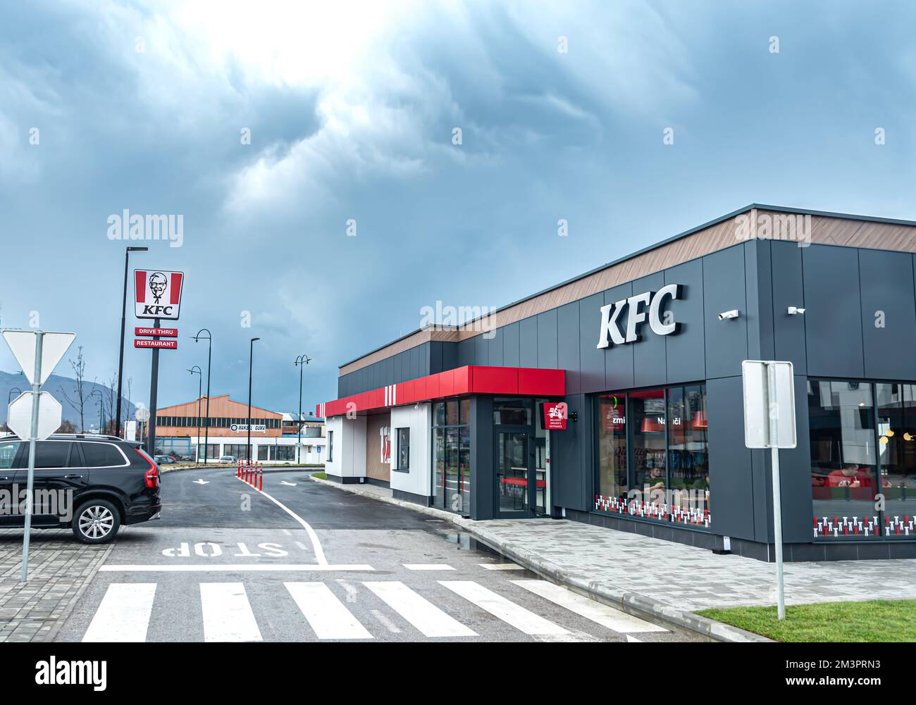 The first KFC drive thru restaurant in Bosnia and Herzegovina was ...