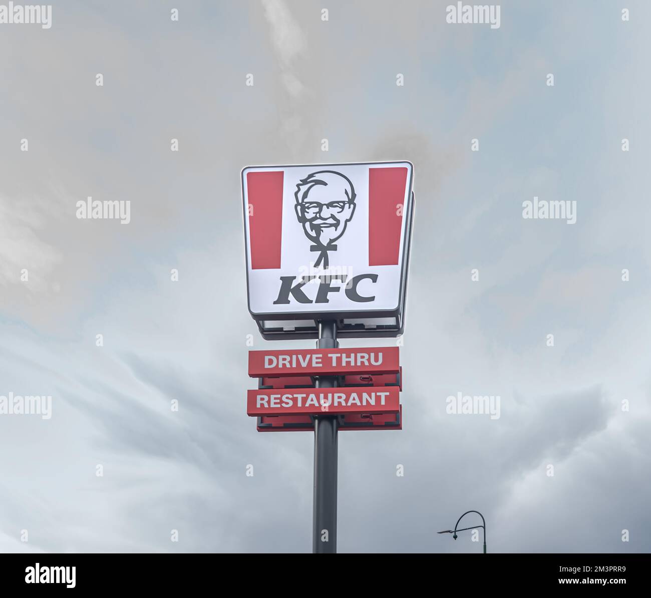 The first KFC drive thru restaurant in Bosnia and Herzegovina was ...