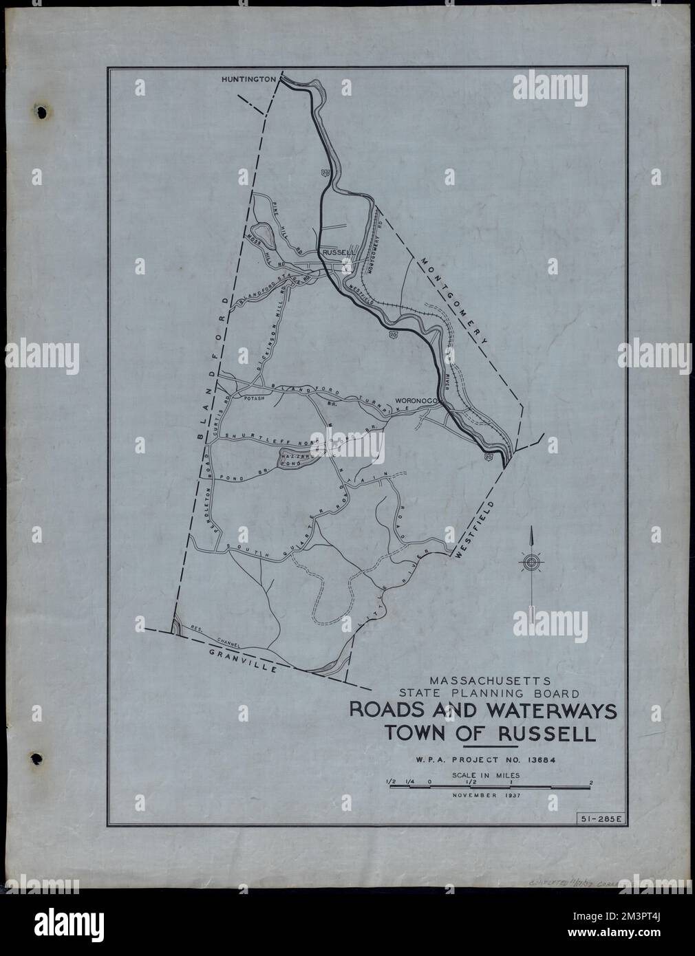 Roads and Waterways Town of Russell , Roads, Cities and towns, Land use ...