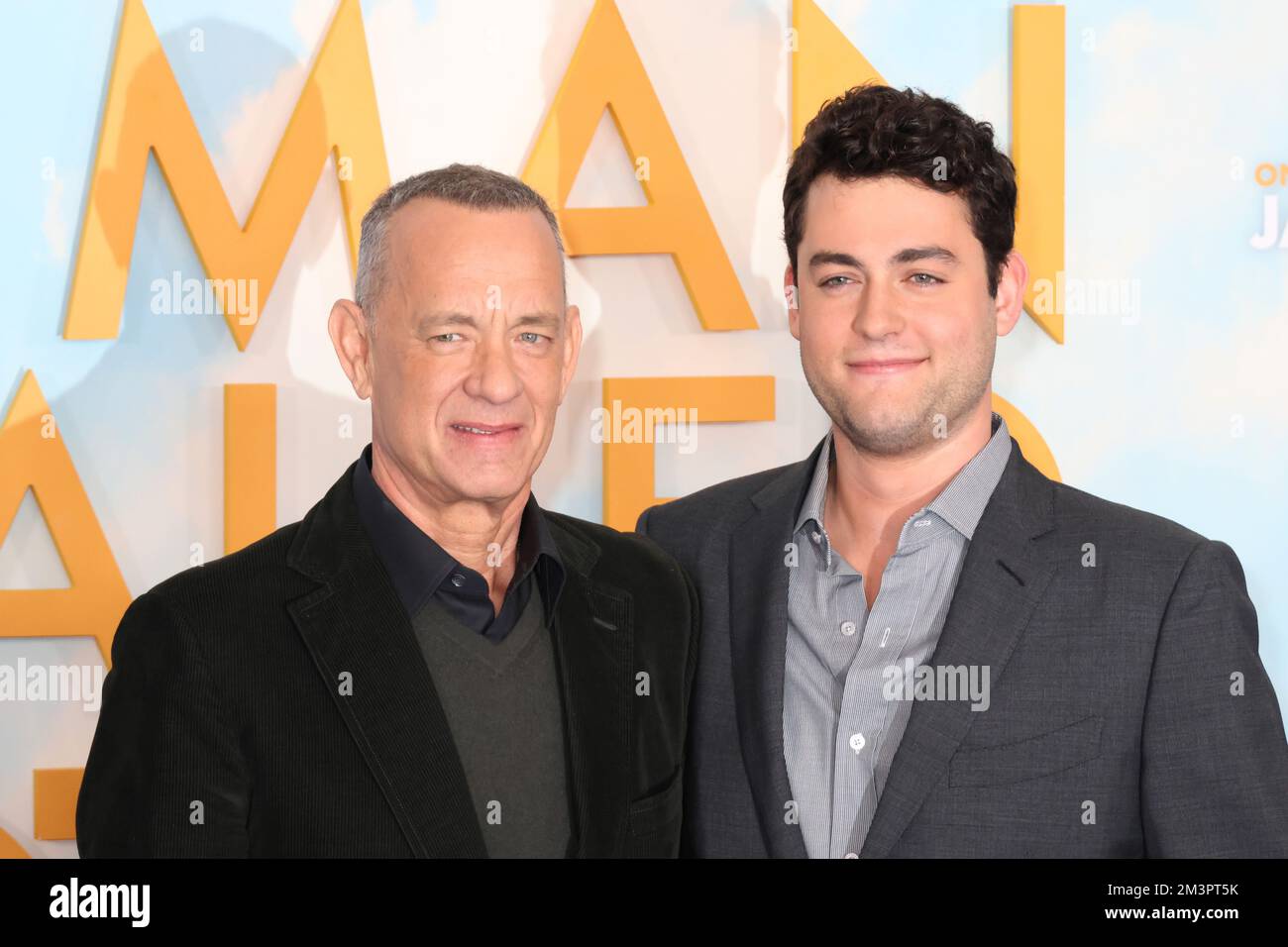 Tom Hanks and Truman Hanks, A Man Called Otto - Photocall, Corinthia ...