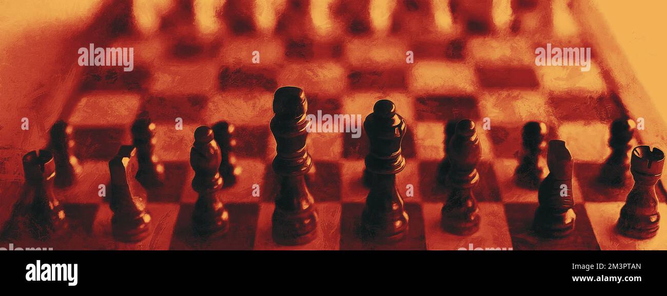 Warrior chess board hi-res stock photography and images - Alamy