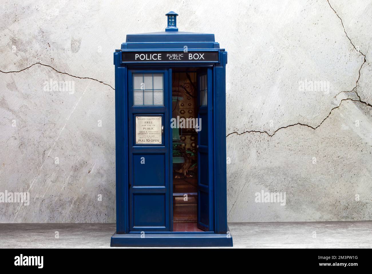 Police call box. Tardis from Doctor Who tv series Stock Photo - Alamy