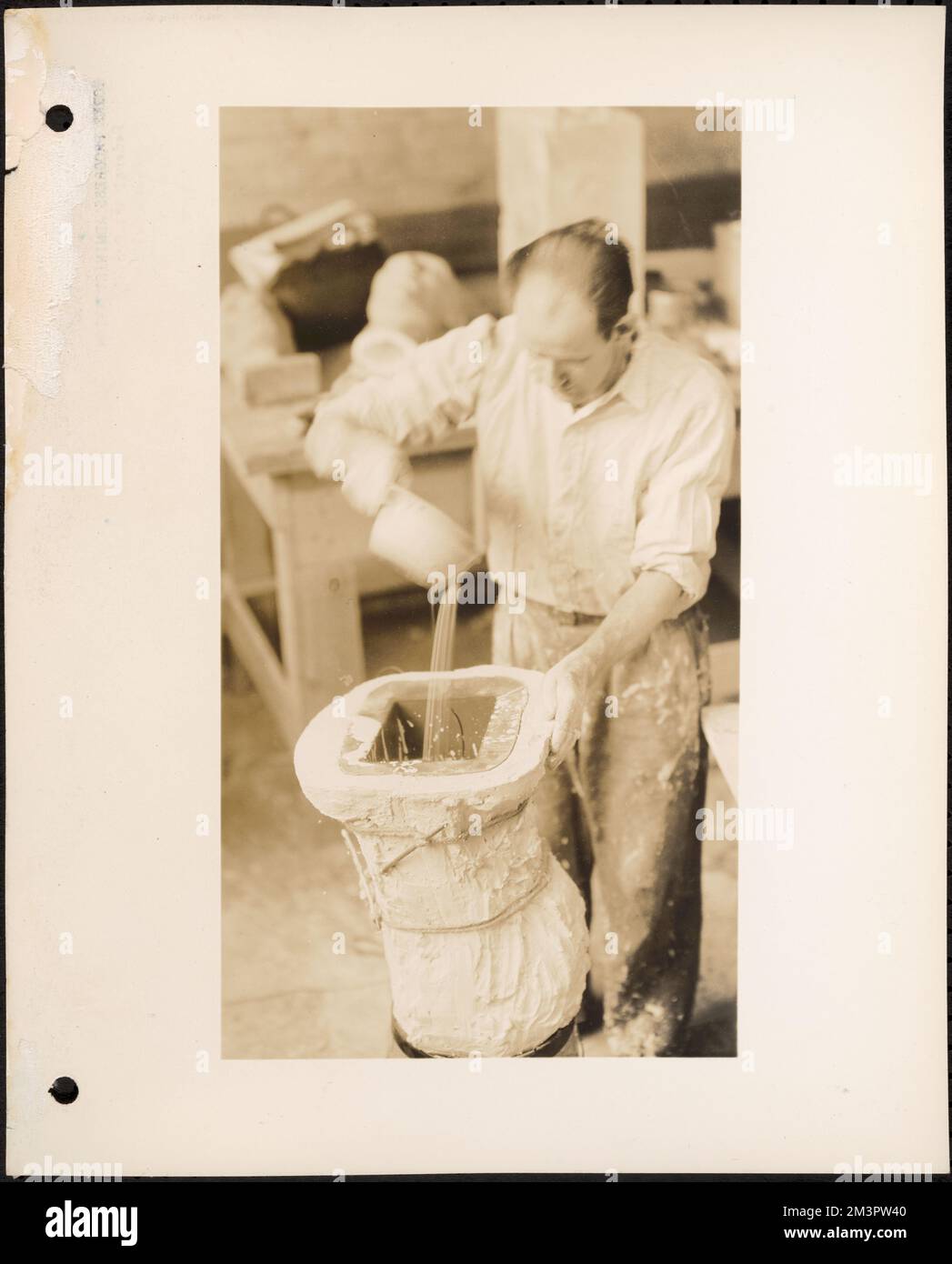 Robert Cecchini, steps in making of a plaster cast , Artists, Sculpture ...