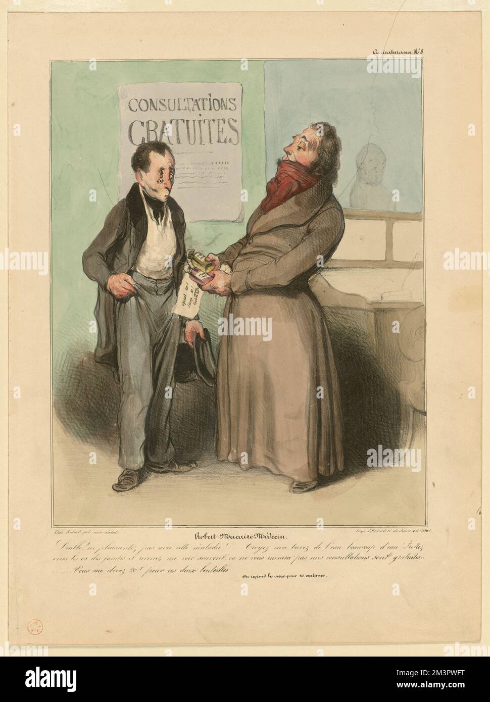 Robert Macaire médecin , Fictitious characters, Macaire, Robert. Honoré ...