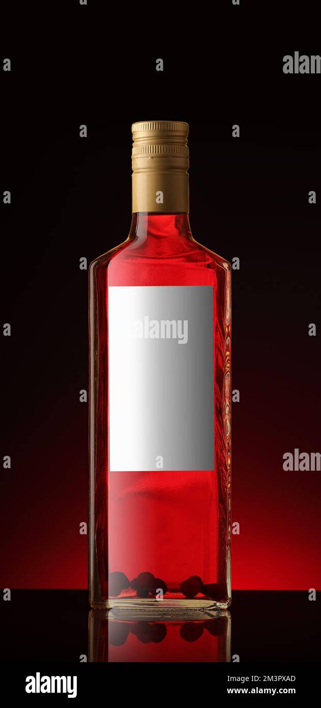 Cranberry vodka bottle hi-res stock photography and images - Alamy