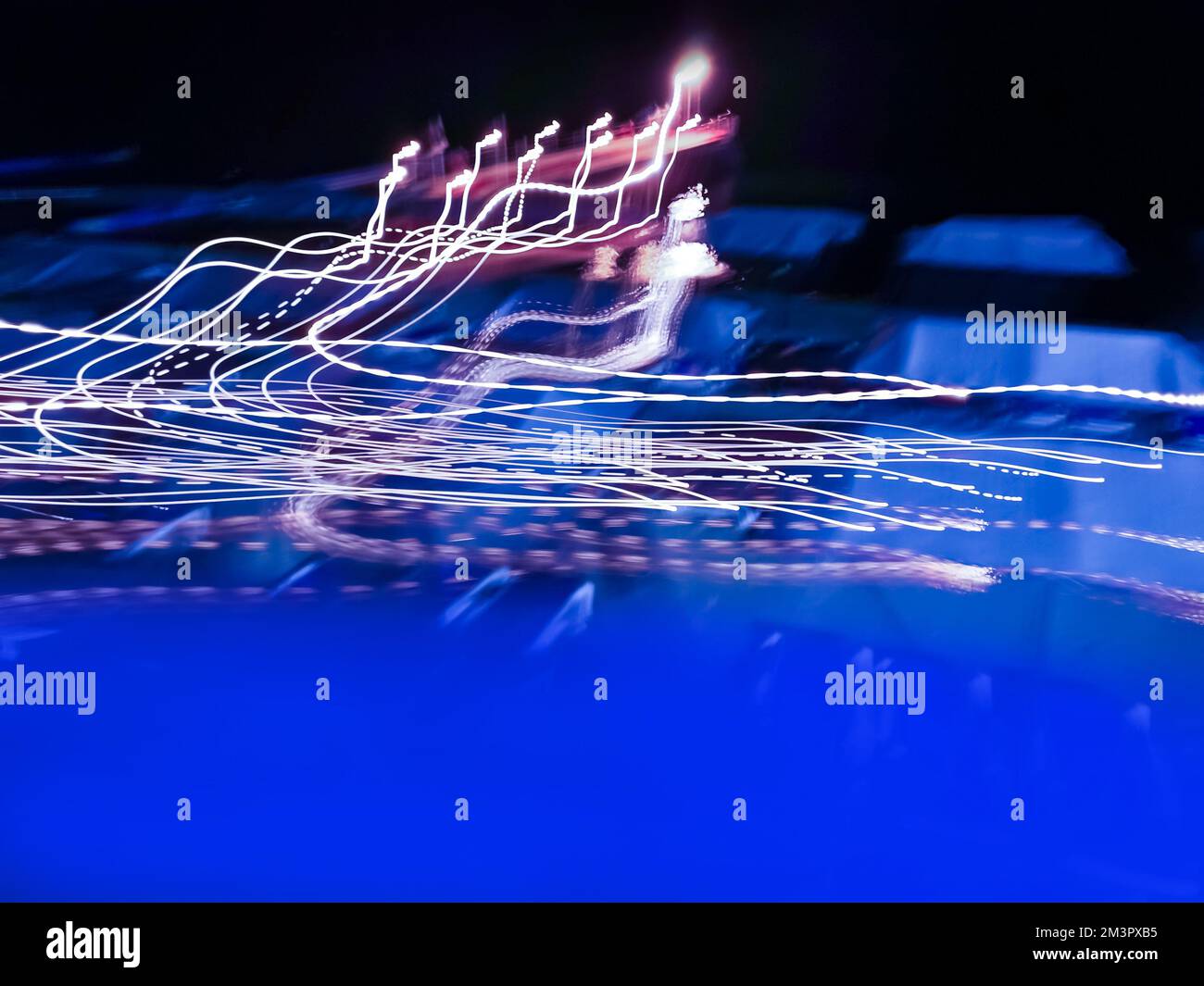 Digital technology concept visual unusual blur content. Abstract ...