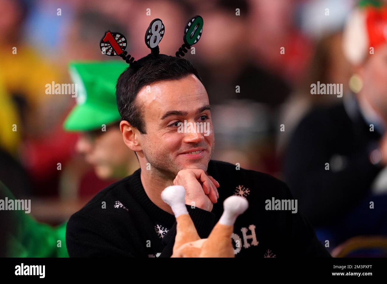 A general view of fans during day two of the Cazoo World Darts ...