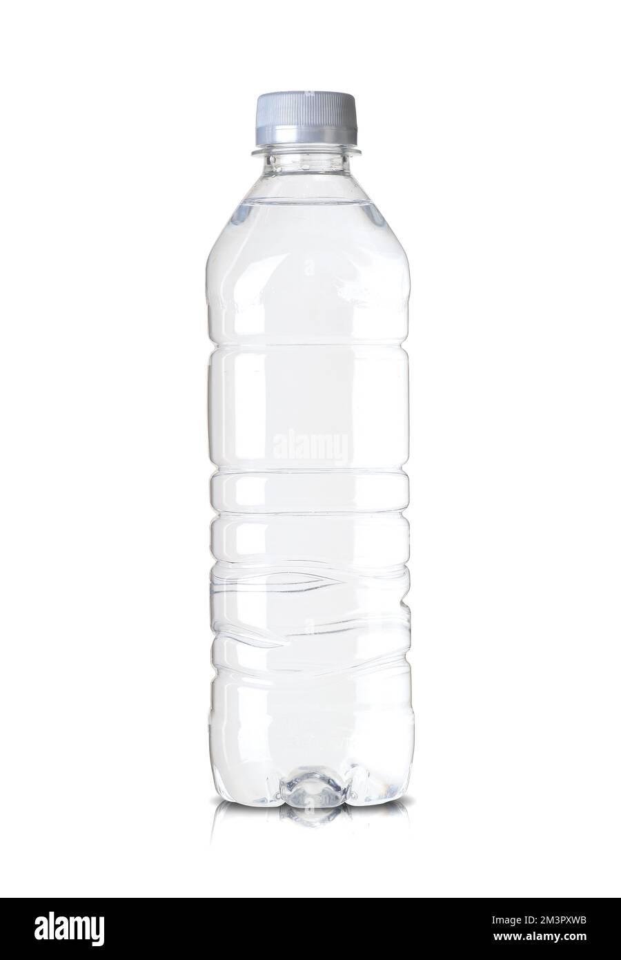 small plastic bottle with water on a white background Stock Photo - Alamy