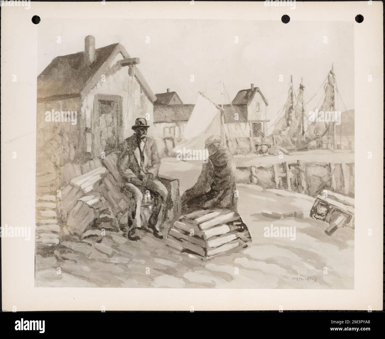 Rockport stories , Piers & wharves. The Massachusetts WPA Federal Art ...