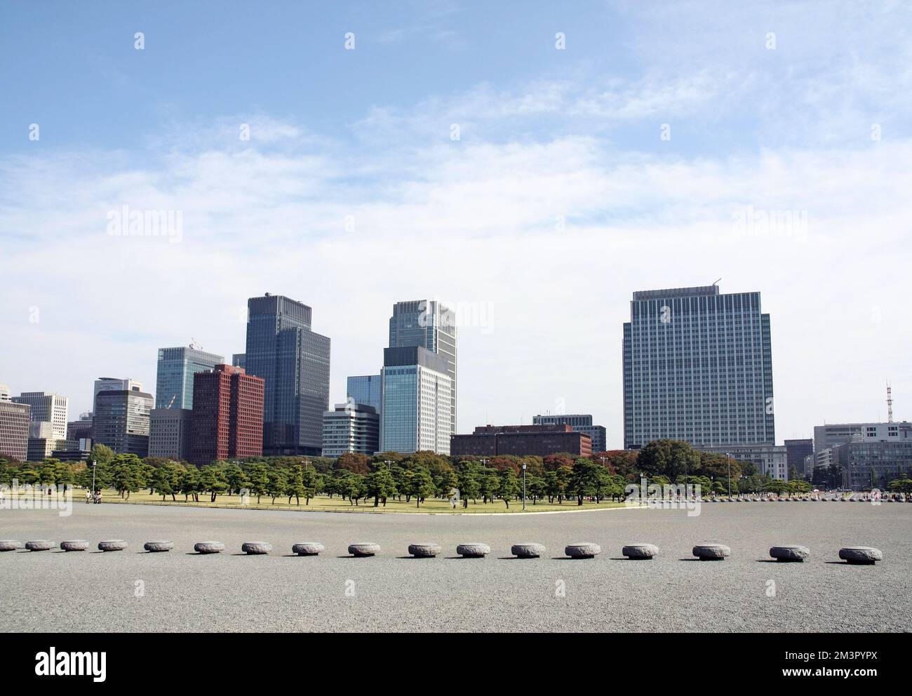 Tokyo city skyline of finance area and business center in town, Japan ...