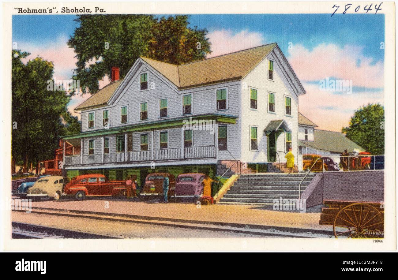 'Rohman's', Shohola, Pa. , Hotels, Tichnor Brothers Collection ...