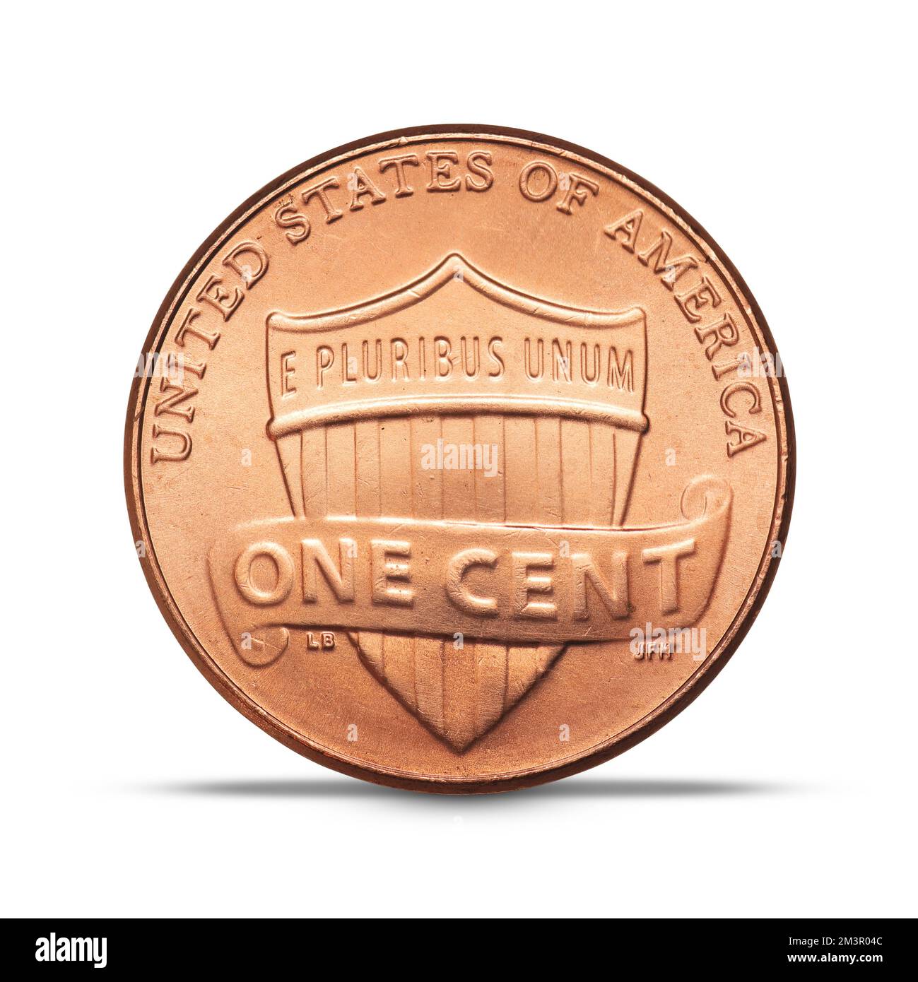 usa 1 cent, 2020 Lincoln on white background Stock Photo - Alamy