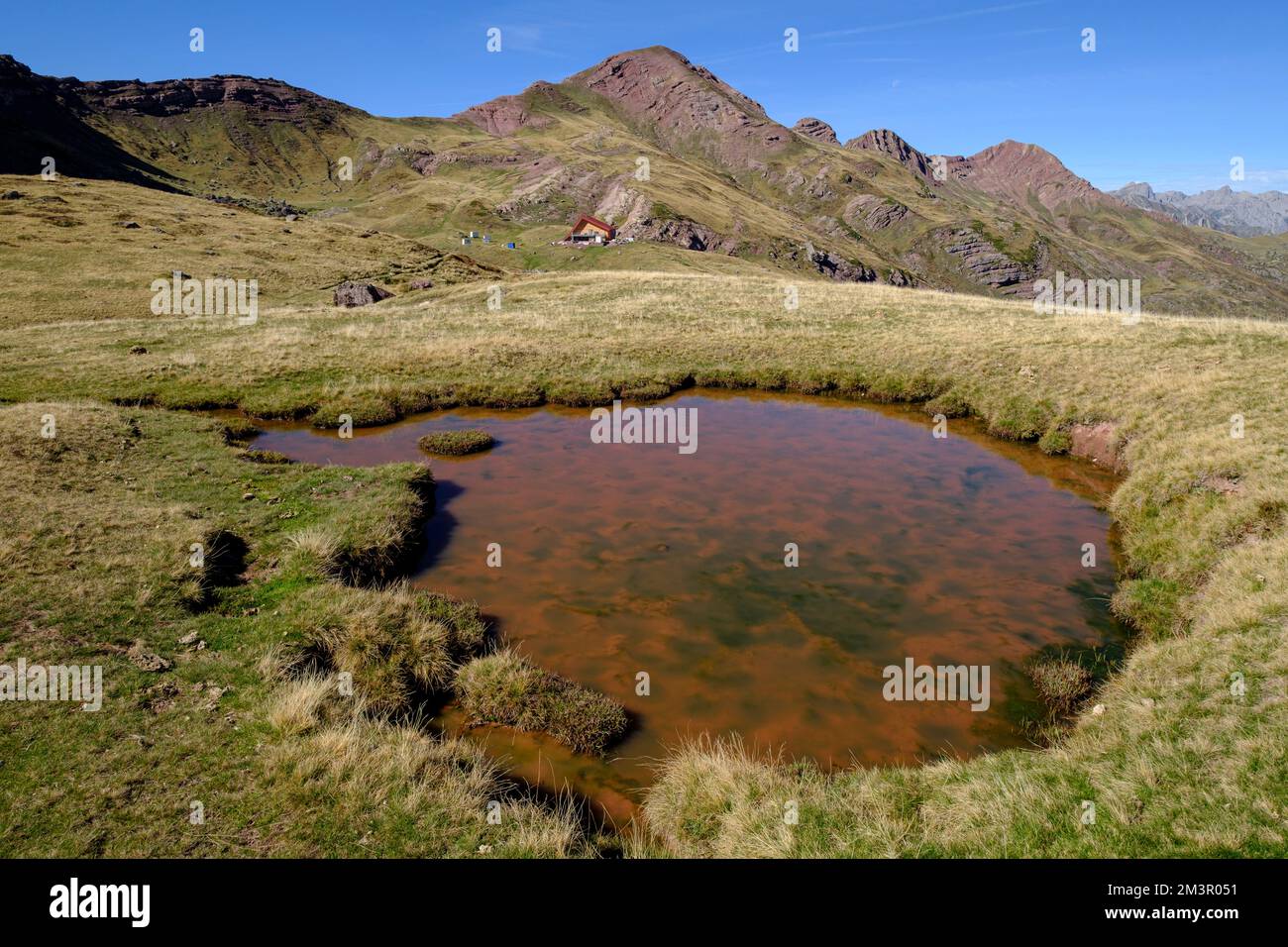 Camille path, caillaous ponds, pyrenees national park, pyrenees ...