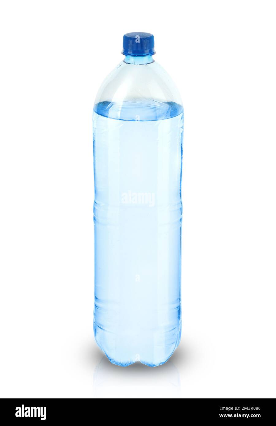 large plastic bottle with mineral water on a white background Stock ...
