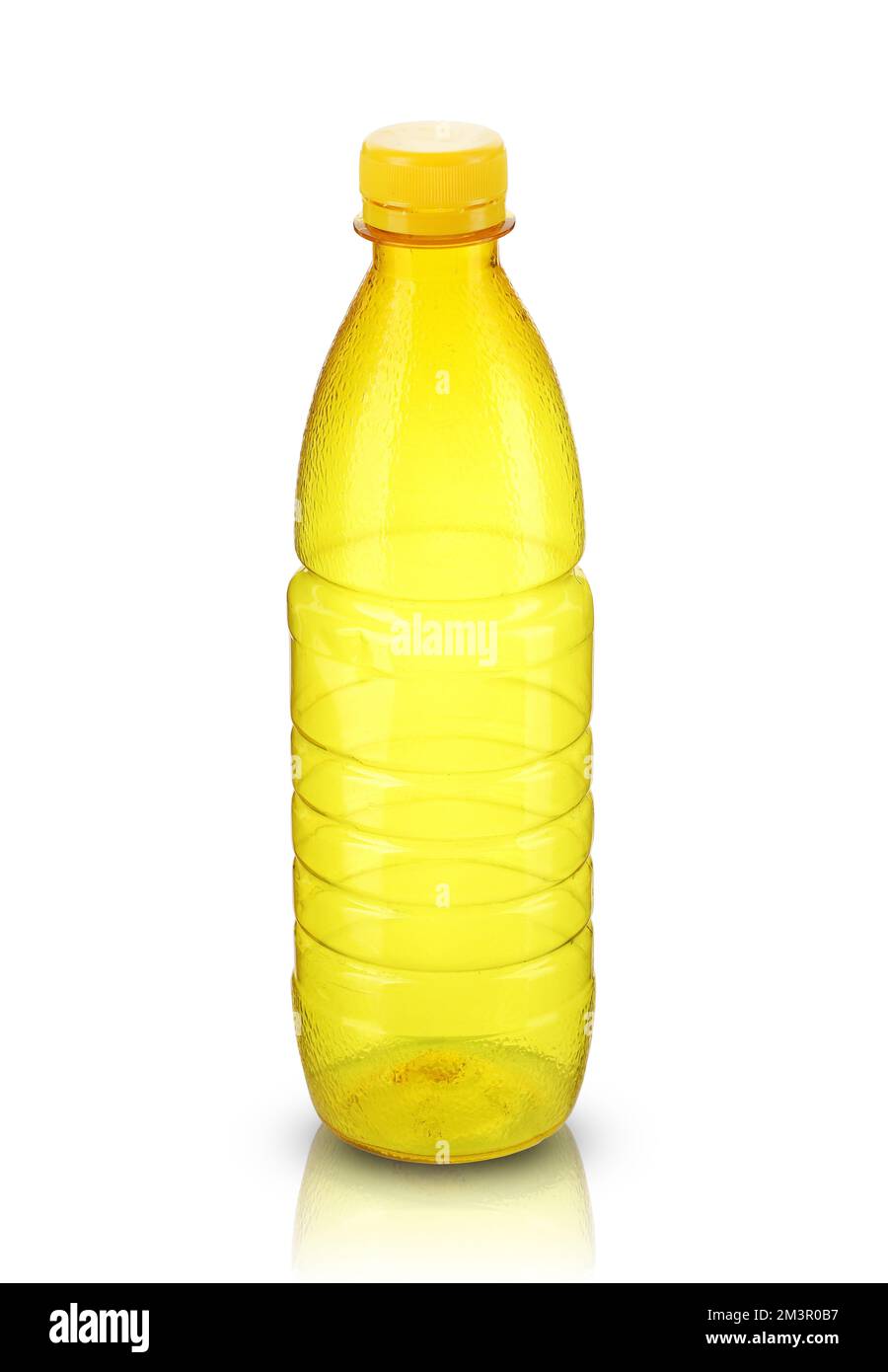 plastic empty lemon juice bottle on white background Stock Photo - Alamy