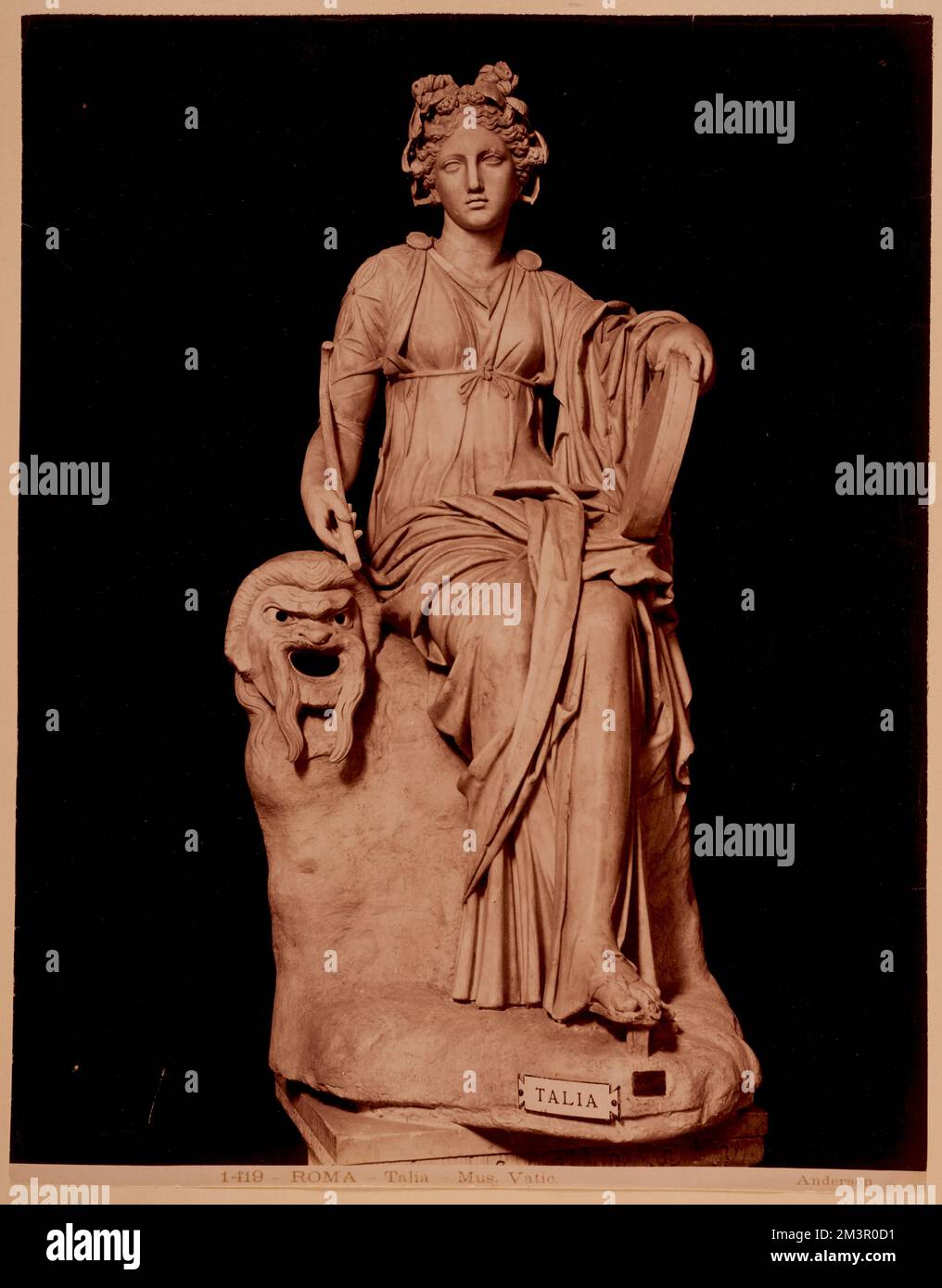 Roma - Talia - Mus. Vatic. , Antiquities, Sculpture, Goddesses, Muses ...
