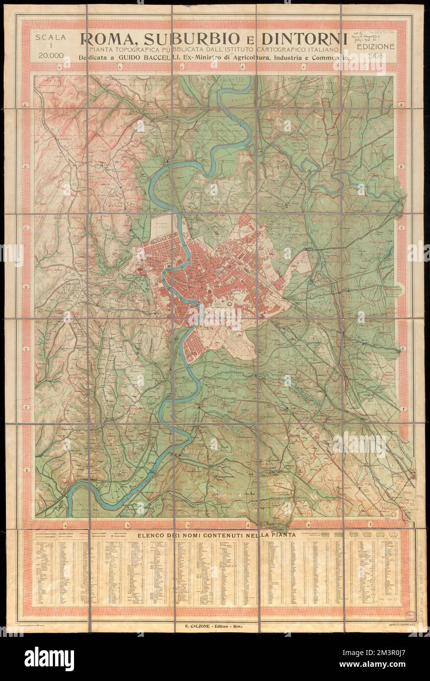 Roma, suburbio e dintorni , Rome Italy, Maps Norman B. Leventhal Map ...