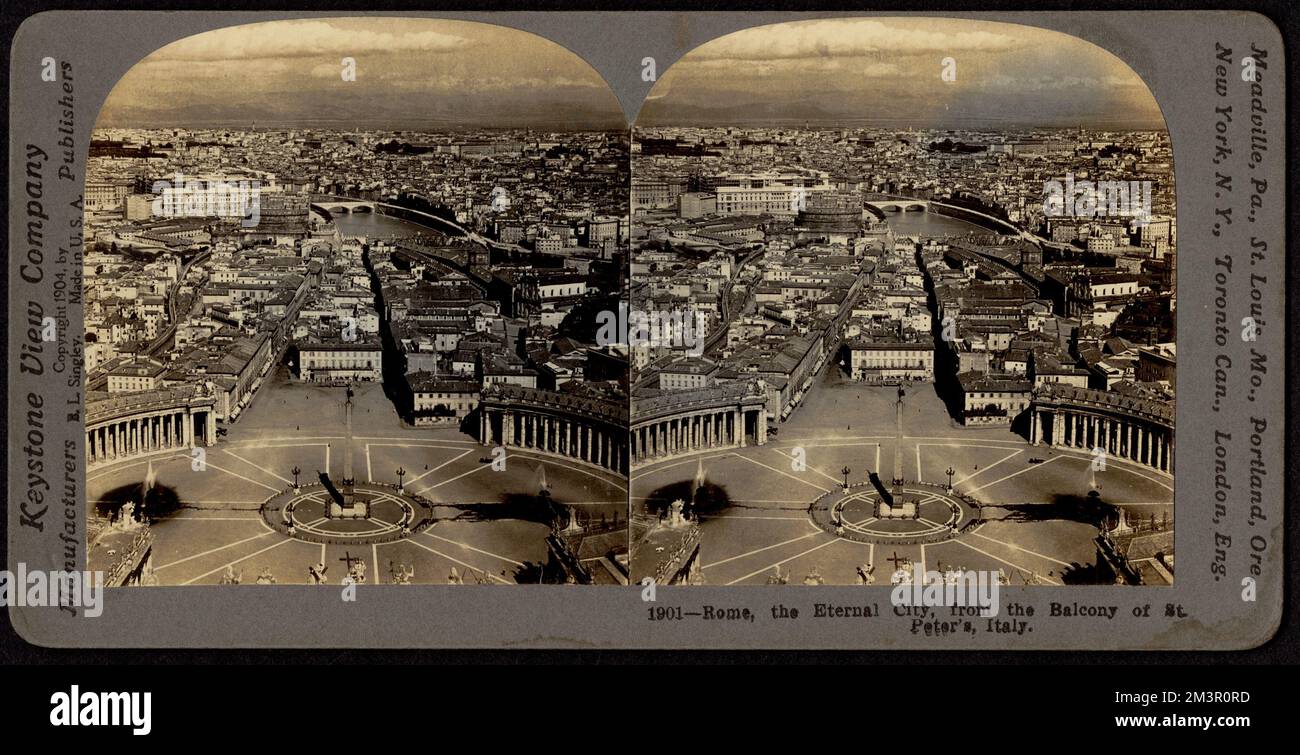 Rome, the eternal city, from the balcony of St. Peter's, Italy , Cities ...