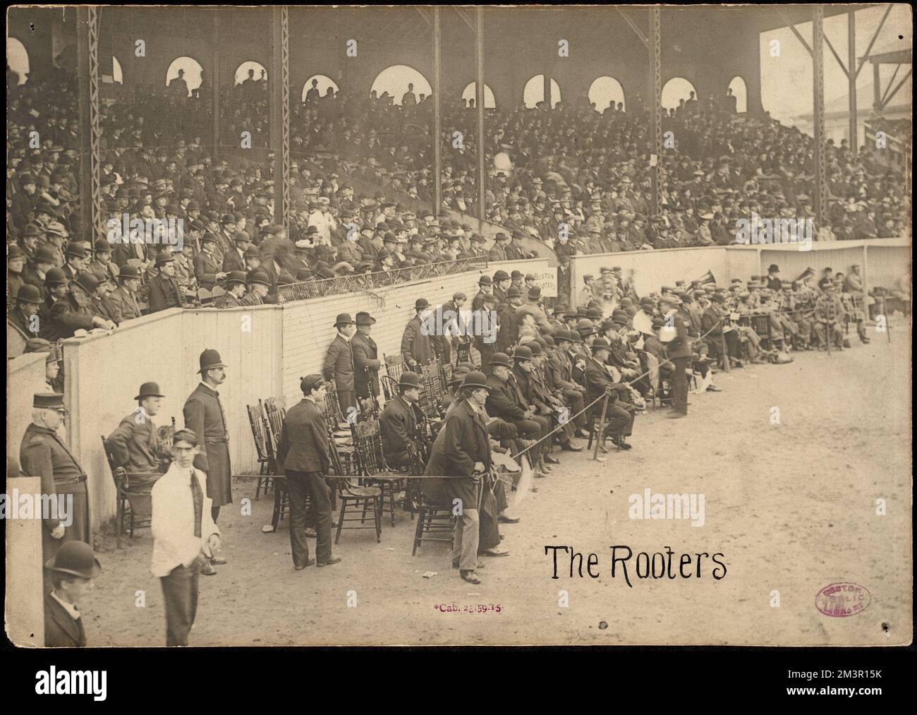 The Rooters on the field at the Huntington Avenue Grounds, 1903 World Series , Baseball, Sports ...
