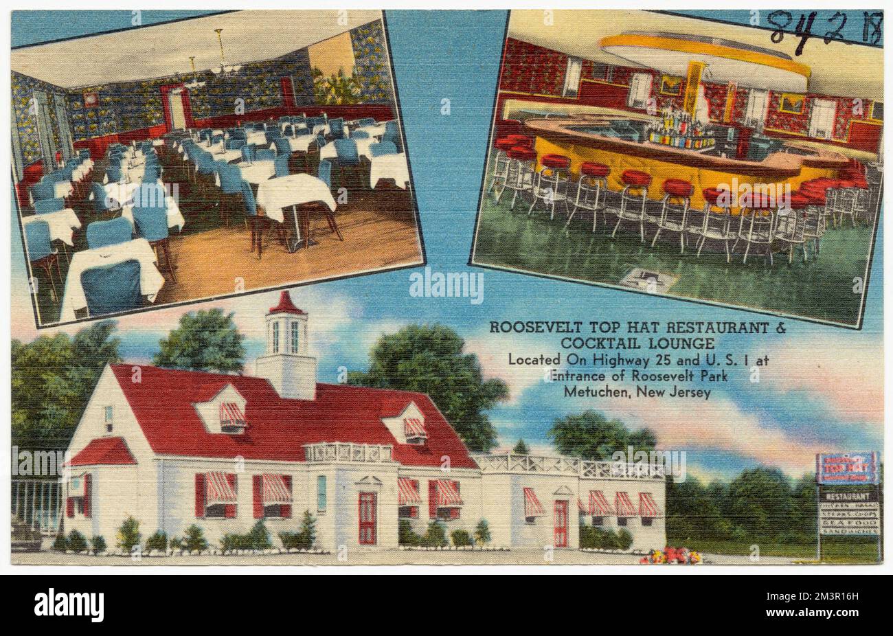 Roosevelt Top Hat Restaurant & Cocktail Lounge, located on Highway 25 ...