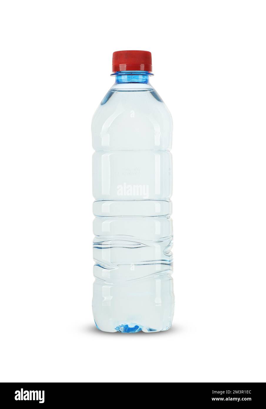 small plastic bottle with water on a white background Stock Photo - Alamy