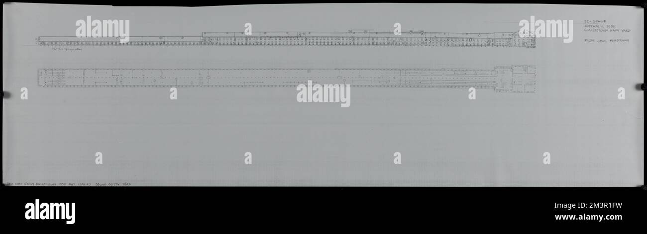 Ropewalk bldg. Charlestown Navy Yard , Charlestown Boston, Mass., Maps ...