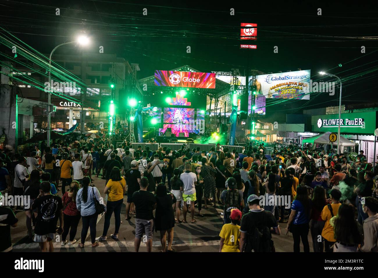 Masskara festival, street food, Bacolod, Negros island, Philippines ...