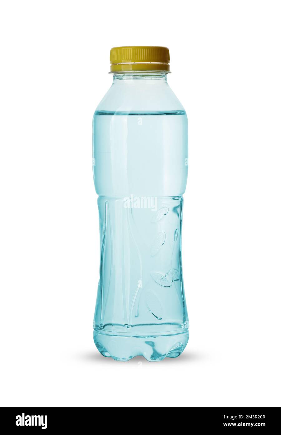 small plastic bottle with water on a white background Stock Photo - Alamy