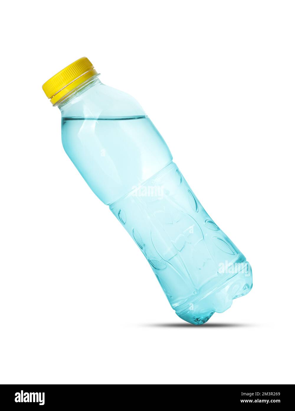 small plastic bottle with water on a white background Stock Photo - Alamy