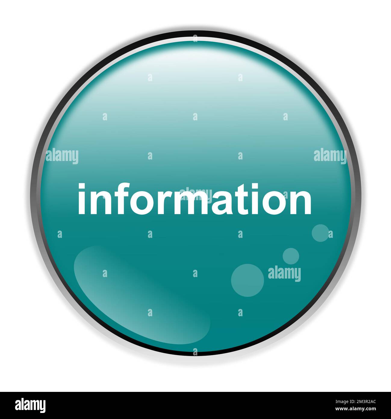 blue info button on white background Stock Photo - Alamy