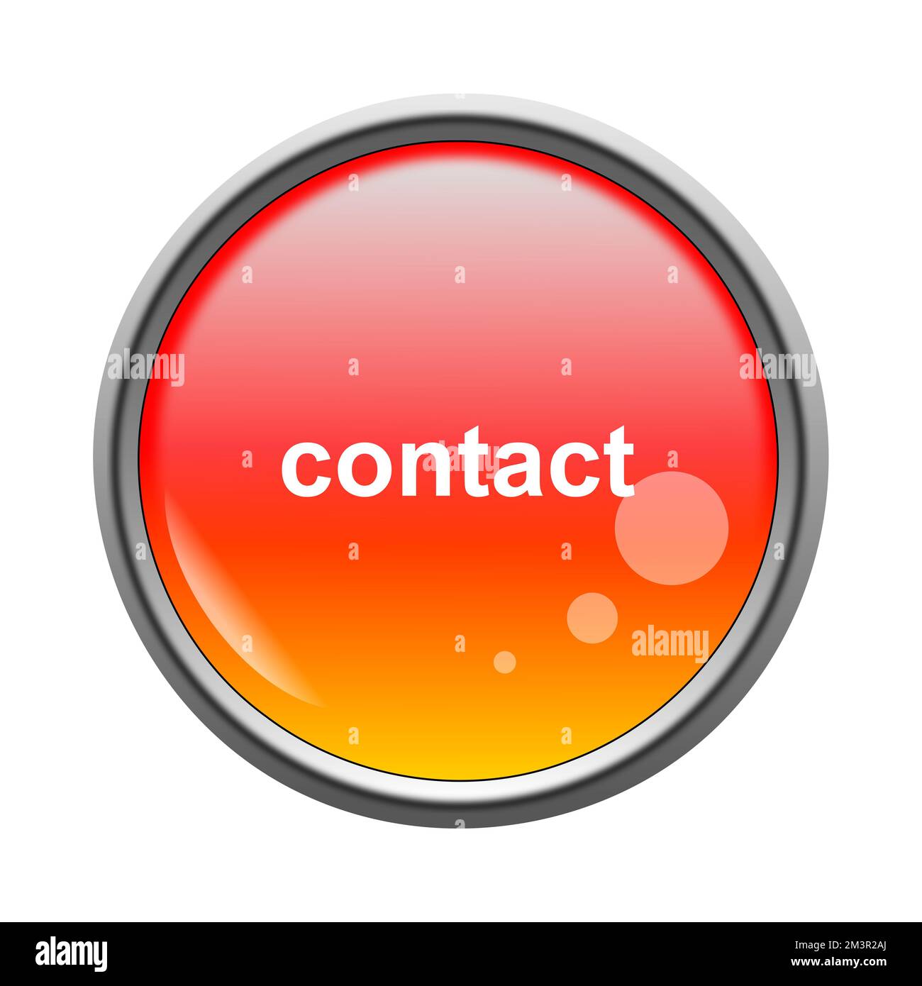 colored button with an inscription on a white background Stock Photo ...