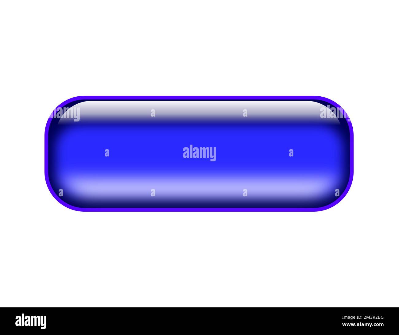 illustration of a 3d button on a white background Stock Photo - Alamy