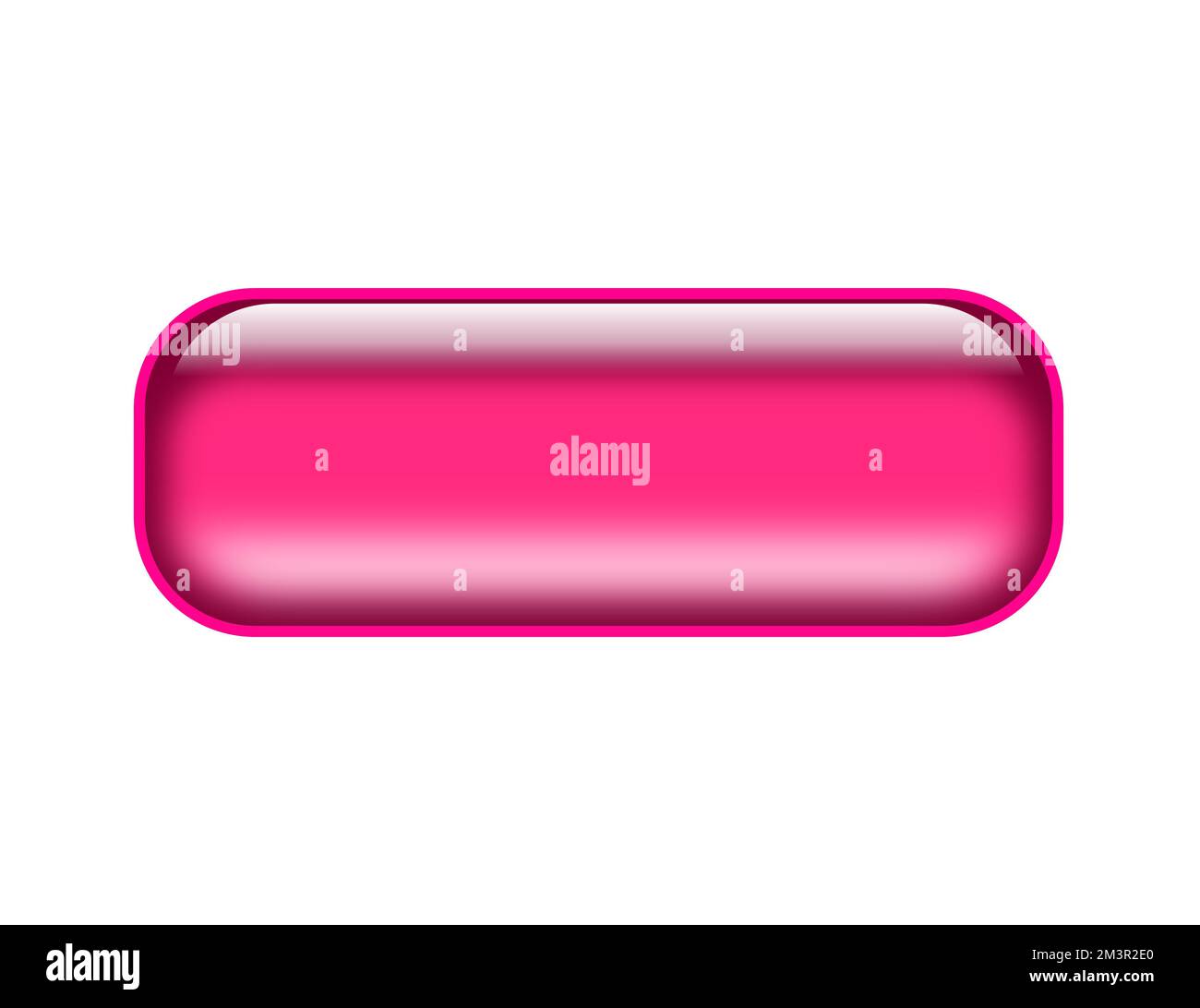 illustration of a 3d button on a white background Stock Photo - Alamy