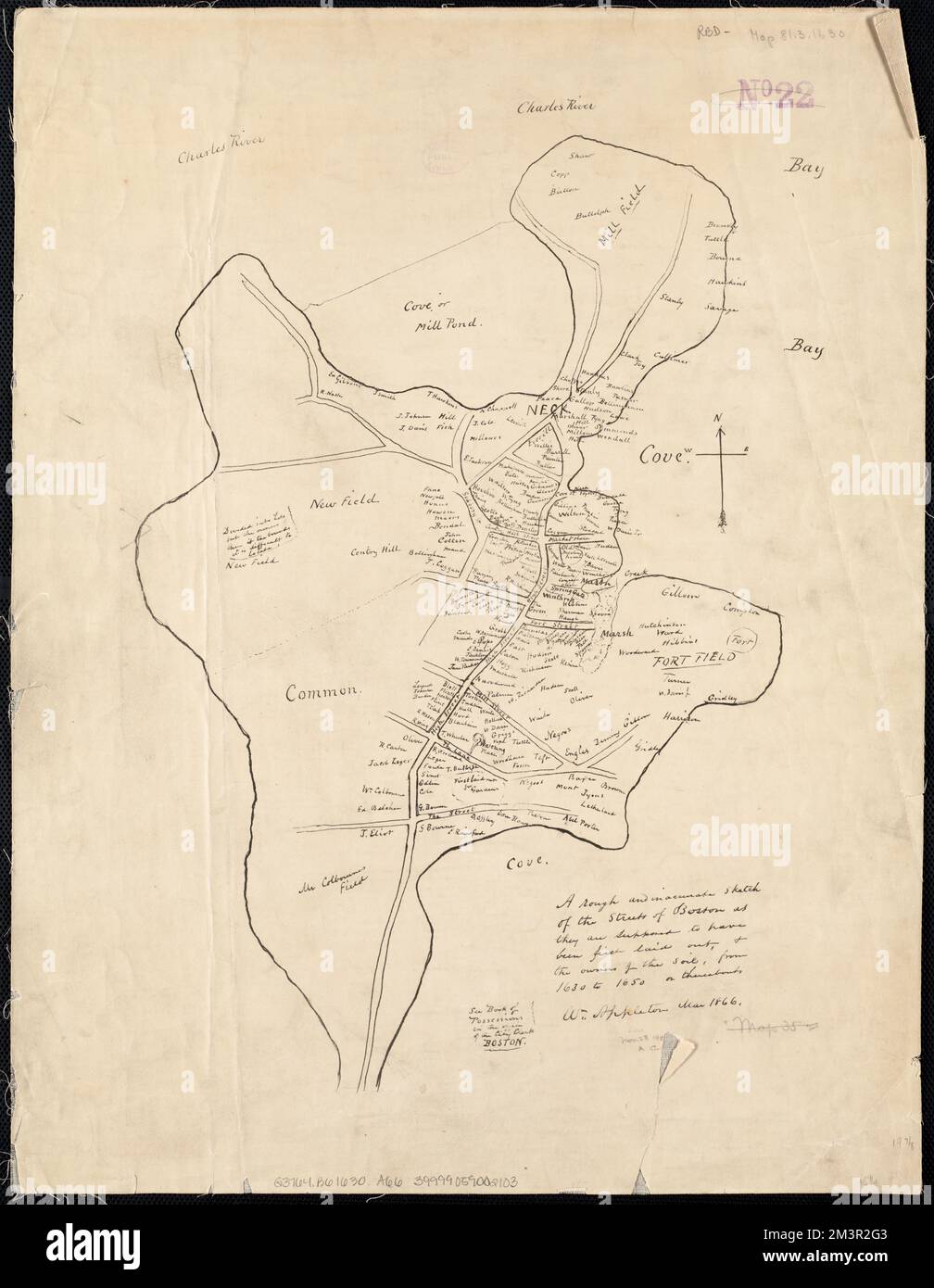 A rough and inaccurate sketch of the streets of Boston as they are ...