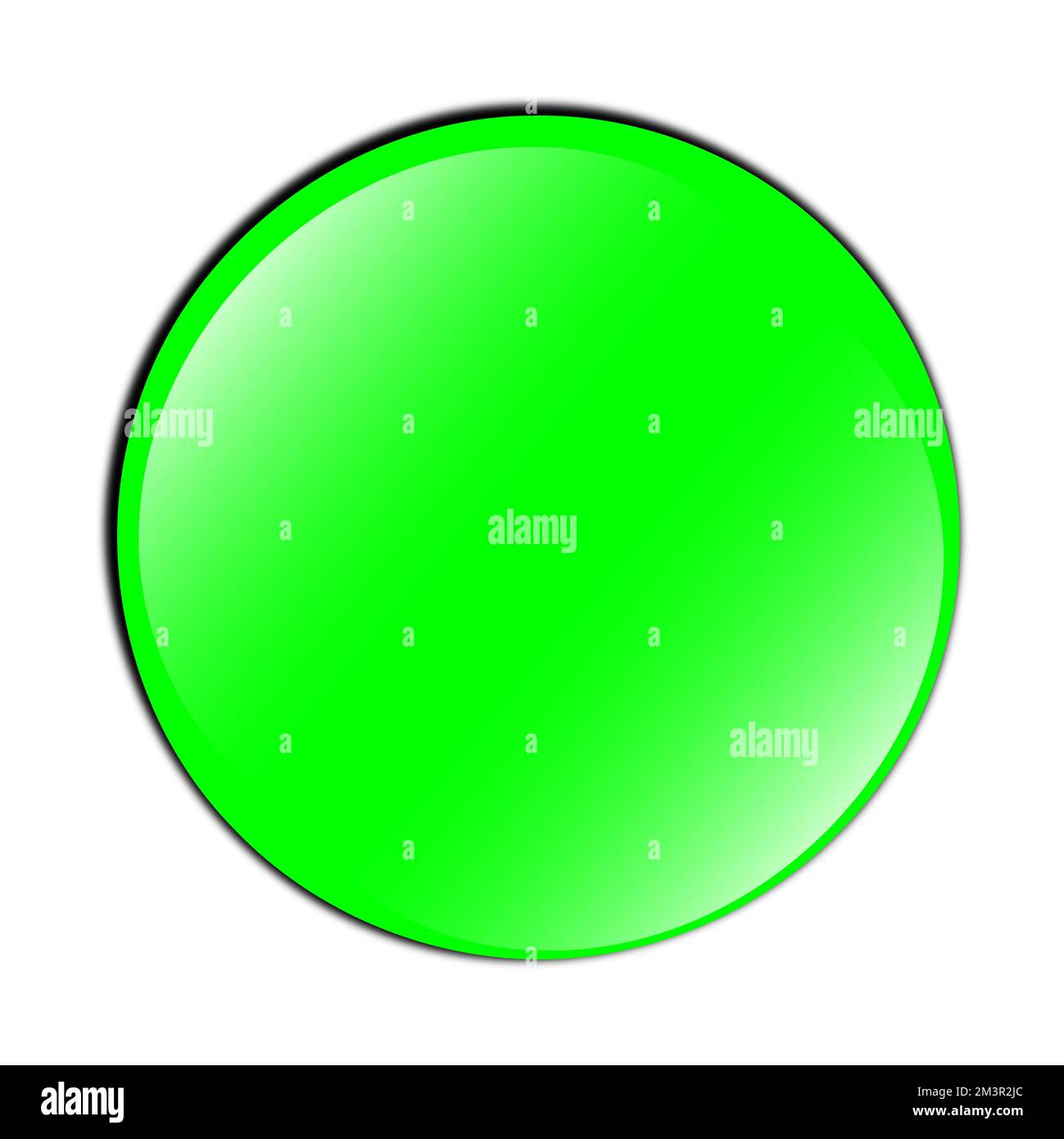 3d green button graphics on white background Stock Photo - Alamy