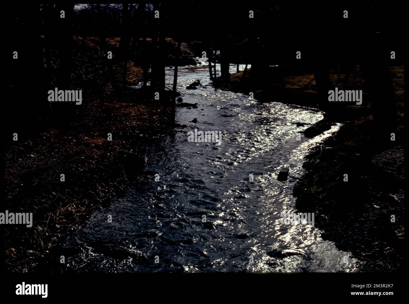 Route 140 Wrentham at Pendleton Road Eagle Brook, part of Charles River ...