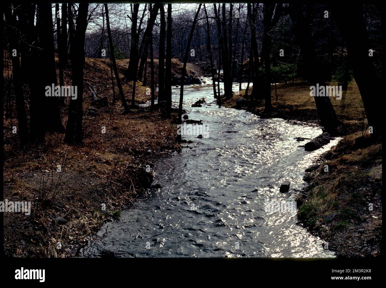 Route 140 Wrentham at Pendleton Road Eagle Brook, part of Charles River ...