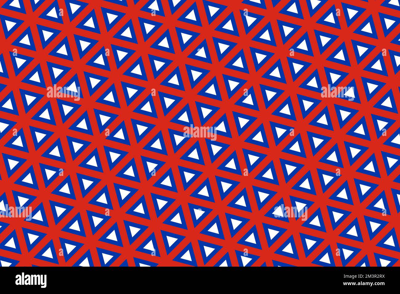 Geometric pattern in the colors of the national flag of Russia. The ...