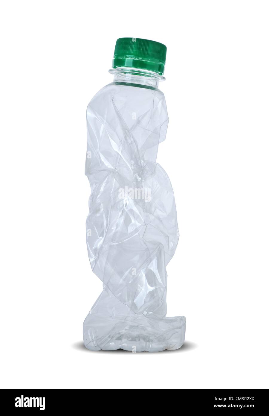 small plastic water bottle on a white background Stock Photo - Alamy