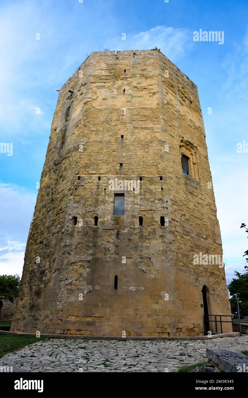 tower federico II imposing military bulwark of the medieval age enna ...