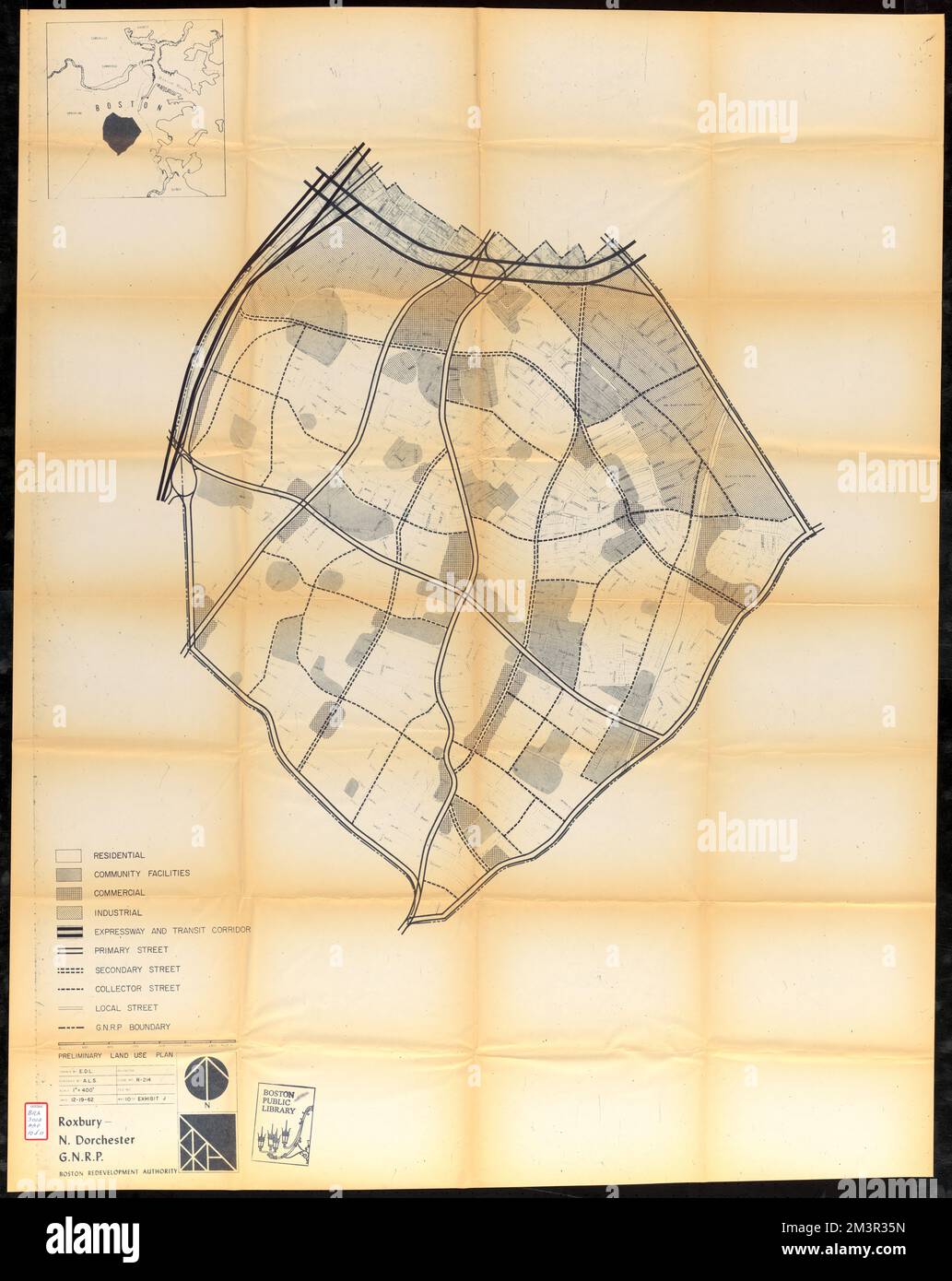 Roxbury - N. Dorchester G.N.R.P. : preliminary land use plan , Roxbury ...